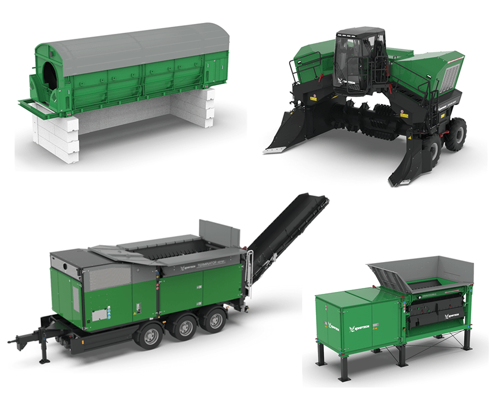 Utilaje si echipamente pentru reciclare deseuri municipale, industriale ...